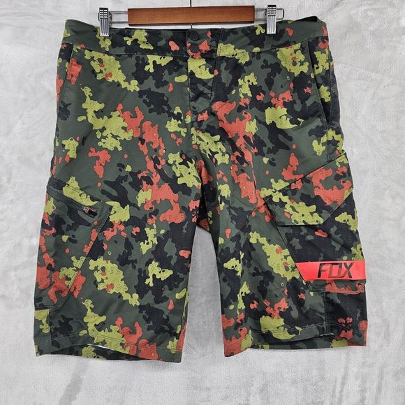 Fox | Shorts | Fox Racing Ranger Shorts Mens 36 Mtb Shorts Green Camo ...